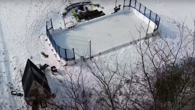 How to Create a Home Ice Skating Rink with Synthetic Ice - Ifs Magazine
